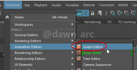 [Maya]Keyframe 01 - Graph Editor